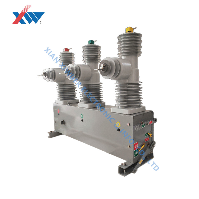 10kV Outdoor High Voltage Recloser Pole Mounted Circuit Breaker เครื่อง ...